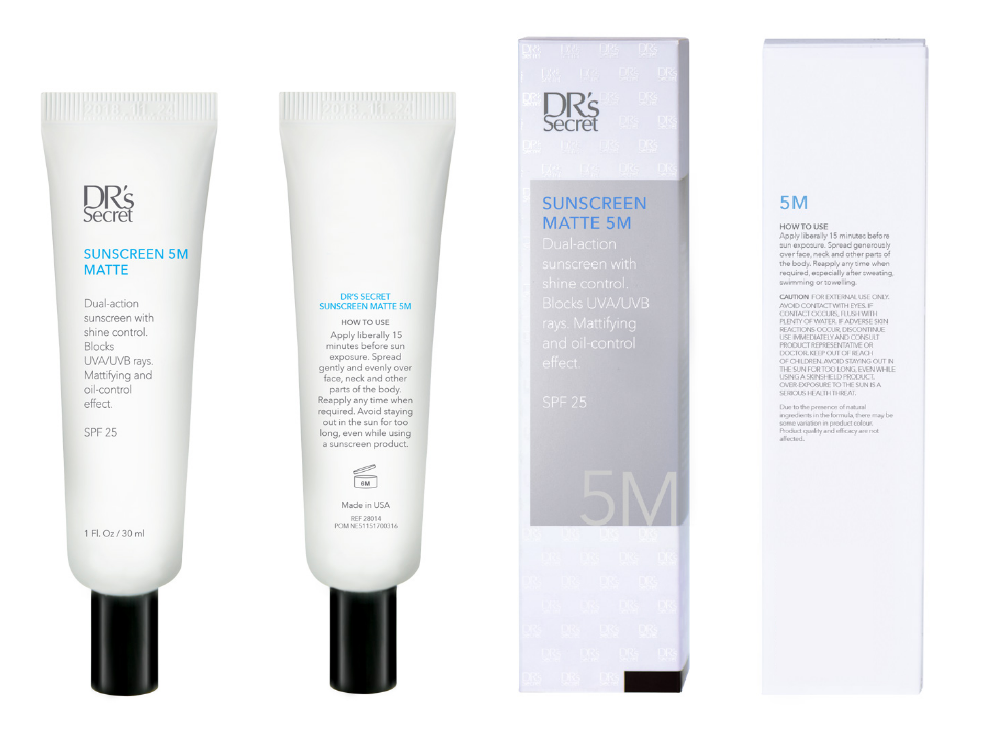 DR's Secret MATT Sunscreen 30 ml (#5M) | Doctor Secret Sunscreen Matt ...